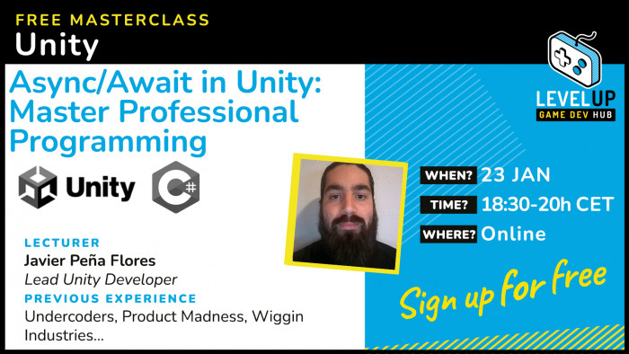 Masterclass gratuita online: Async/Await in Unity: Master Professional ...